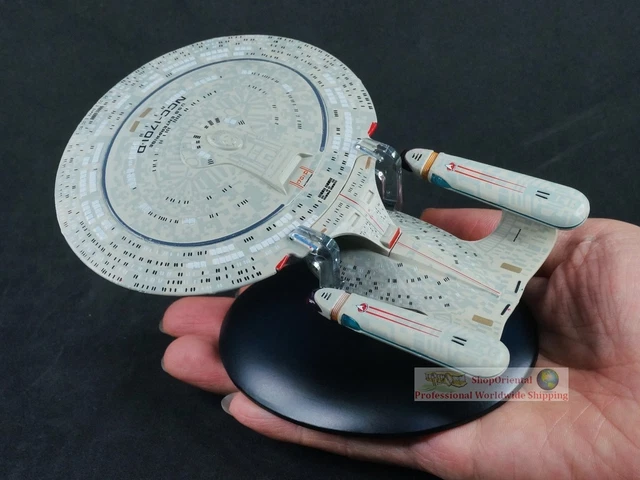 STAR TREK USS Enterprise NCC-1701-D Eaglemoss Diecast Metal Model ...