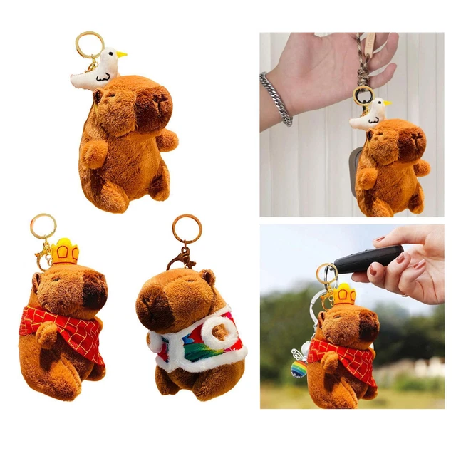 CUTE CAPYBARA PLUSH Toy Keychain Capybara Doll Backpack Pendant for ...