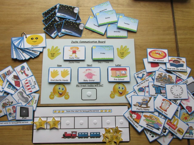 PECS DE COMMUNICATION personnelle sur mesure, pack complet comprend ...