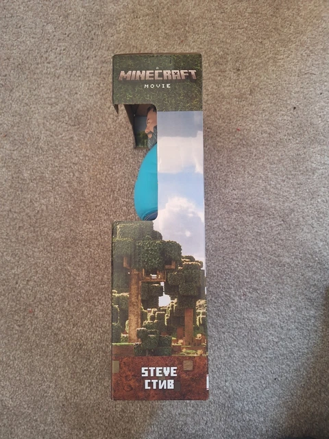MATTEL MINECRAFT LARGE-SCALE Action Figure, 12-inch Posable Steve Toy £ ...