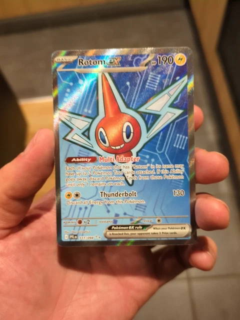 POKÉMON TCG ROTOM EX 111/094 Phantasmal Flames Full Art Ultra Rare £12. ...