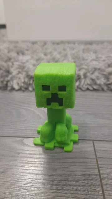 VERY RARE MINECRAFT Mint Green Creeper Clickable Figure £12.16 ...