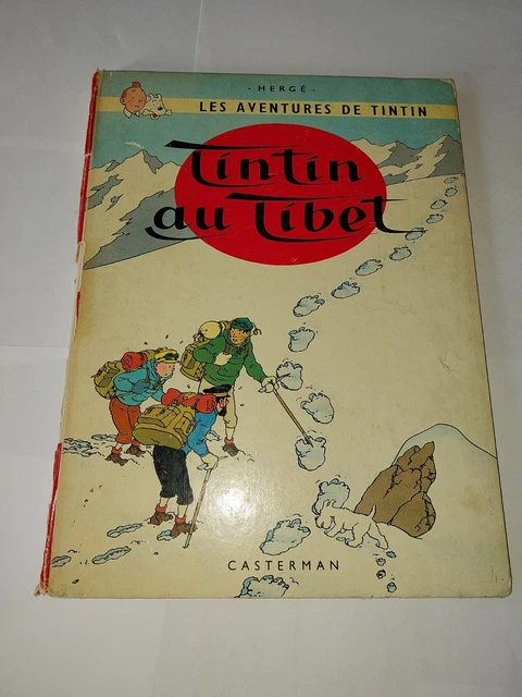 TINTIN CASTERMAN «TINTIN AU TIBET » 1965/1966? Dos ROUGE EUR 8,00 ...
