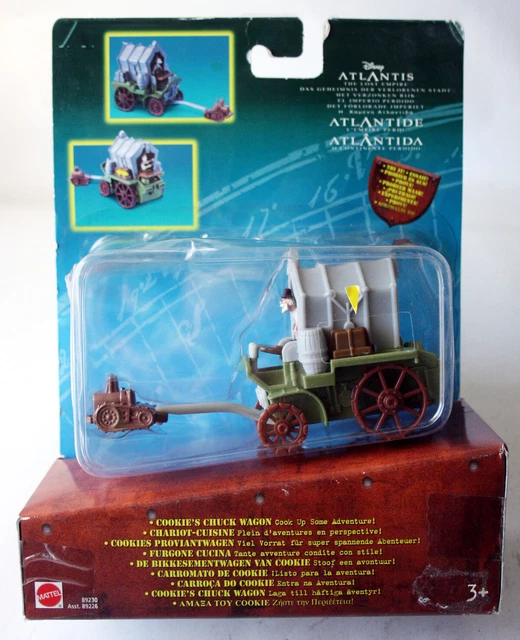 DISNEY ATLANTIS THE Lost Empire Cookie's Chuck Wagon Mattel 2000 New ...