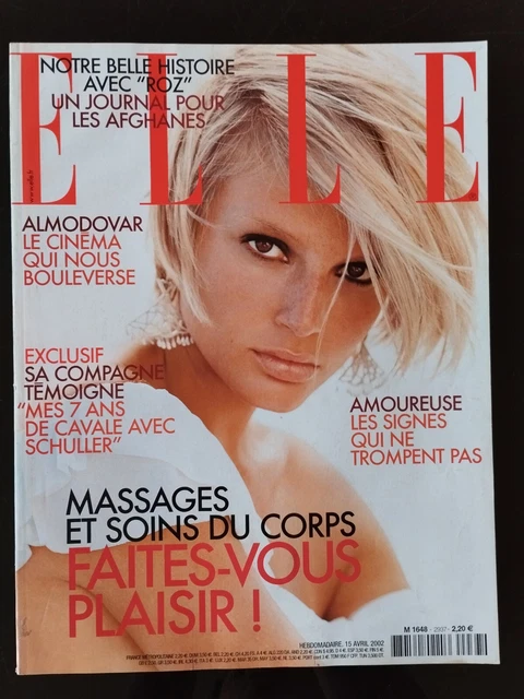 ELLE MAGAZINE N°2937 du 15/04/2002; Bridget Hall/ Almodovar/ Miss ...