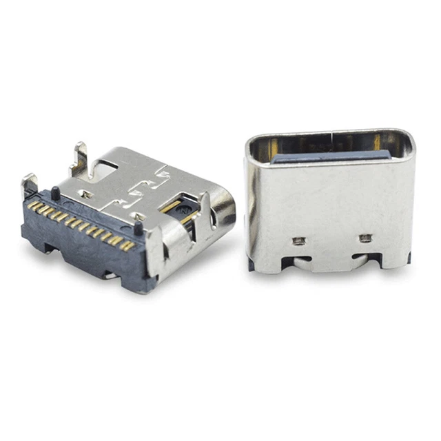 ADAPTER CHARGING SOLDER Cable Female Socket USB 3.1 Type-C Connector ...