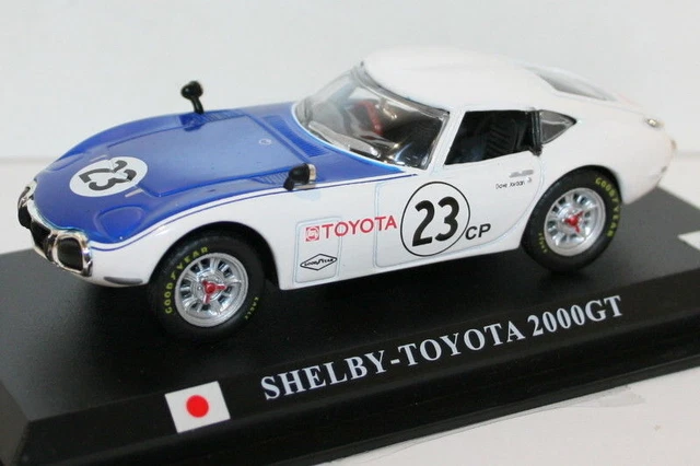 DELPRADO MASSSTAB 1/43 Druckguss Shelby Toyota 2000GT Racing #23 - Modell & Mag Box Set EUR 23 ...
