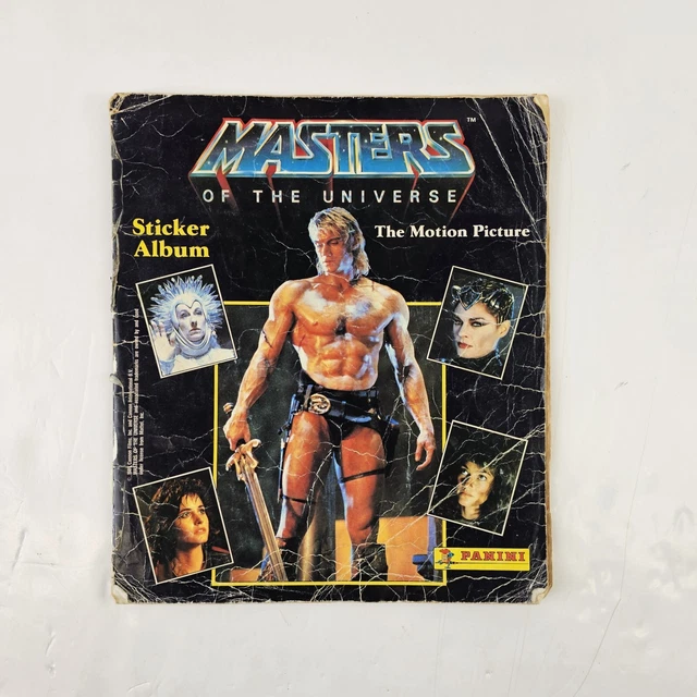PANINI MASTERS OF The Universe Motion Picture Sticker Album 1987 ...