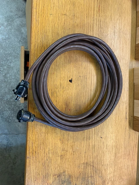 LESLIE 9-PIN MALE to 9-pin Female 30 feet Cable Tested Great condition ...