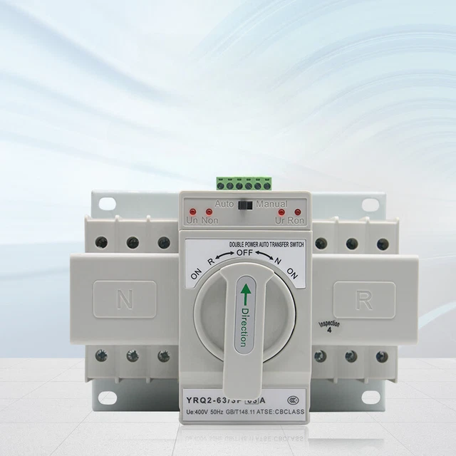 DUAL POWER AUTOMATIC transfer switch 4P 63A 100A 125A three-phase four ...