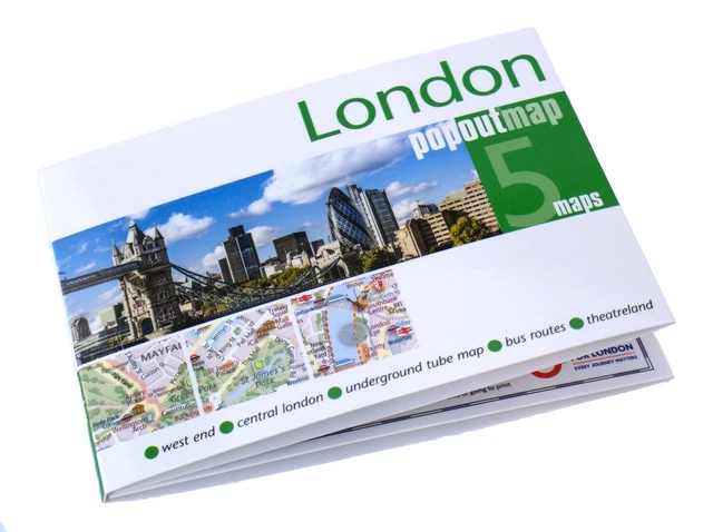 POPOUT POCKET MAP of London £5.25 - PicClick UK