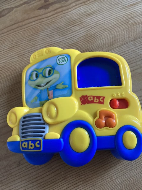 LEAPFROG. WHEELS ON the bus nursery rhyme singing toy with alphabet ...