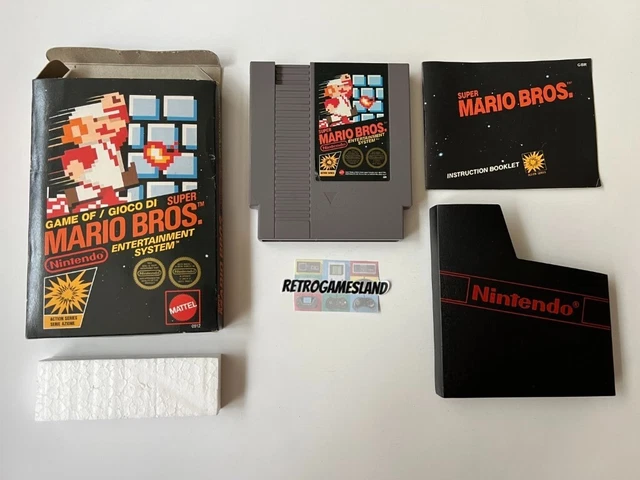 SUPER MARIO BROS - GBR AUS ITA - NES PAL A - Nintendo - Black Box ...