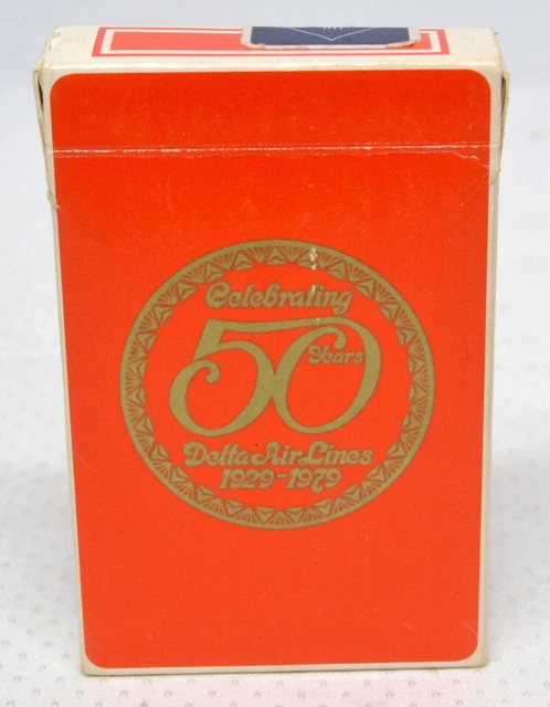 DELTA 50 YEARS 1929-1979 Playing Cards Complete Deck USED DK31 £7.13 ...