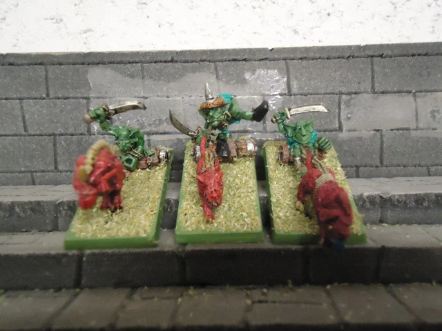 SQUIG RACERS X3 games day orcs and goblins warhammer metal citadel ...