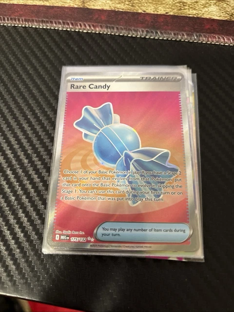 RARE CANDY 175/132 - ME01: Mega Evolution Pokemon Full Art Holo *MINT ...