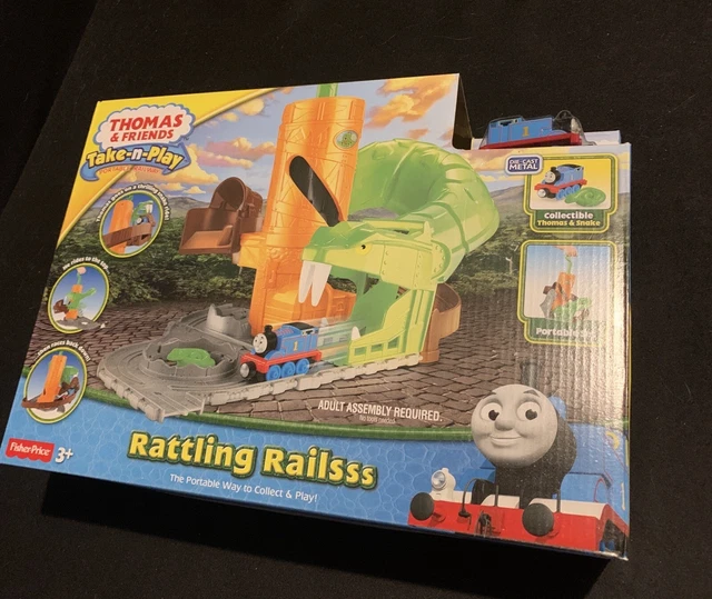 THOMAS AND FRIENDS Take-n-Play Rattling Railsss playset NEW £28.00 ...