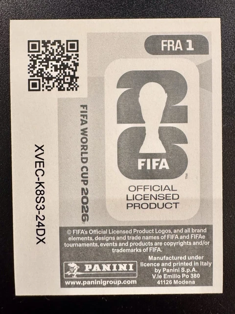 FRANCE 🇫🇷 2026 Panini FIFA World Cup Sticker Team Logo #FRA1 £2.68 ...
