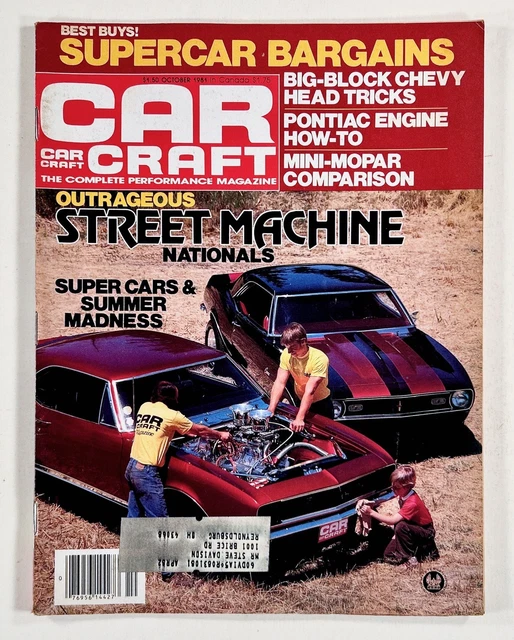 1981 OCT CAR CRAFT Supercar Bargains STREET MACHINE NATIONALS Pontiac ...