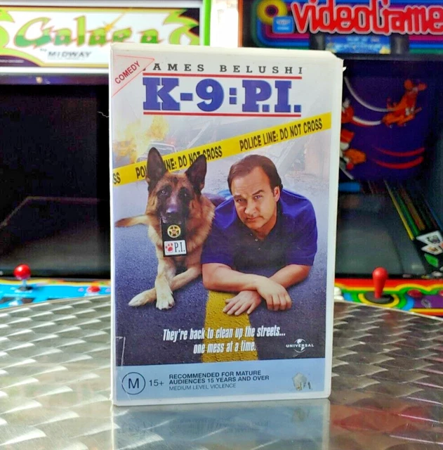 K-9: P.I. - James Belushi - VHS Movie Video Tape - Big Box Ex Rental $9 ...