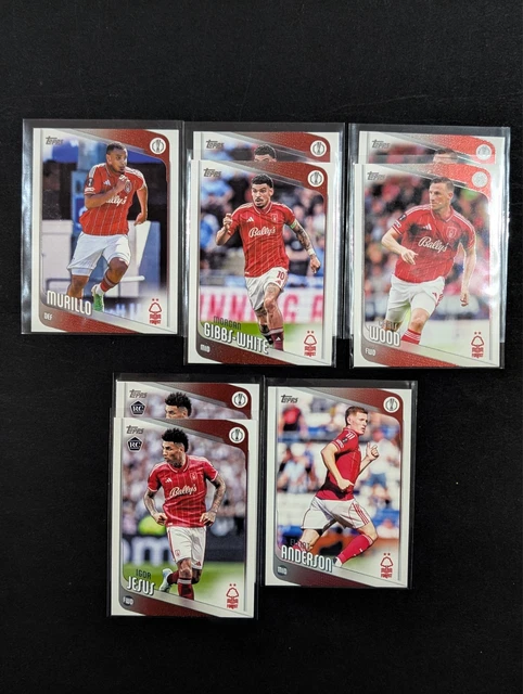 TOPPS UCC FLAGSHIP 25/26 - Lot Nottingham Forest - 8 Cards EUR 1,00 ...
