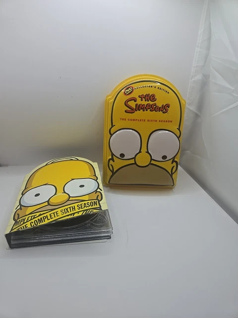 THE SIMPSONS COMPLETE Sixth Season DVD 4 Disc Set Collectible Homer ...