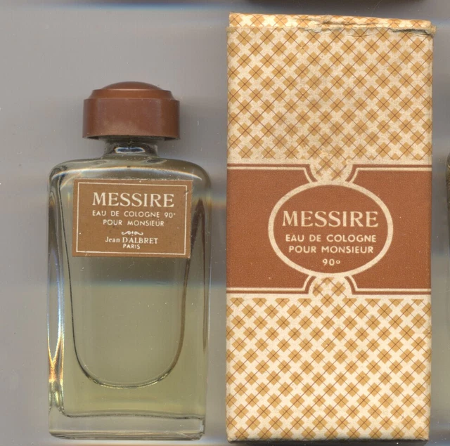 MESSIRE DE JEAN d'ALBRET eau de Cologne10 ml 3/4plein avec boite ...