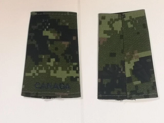 CANADIAN ARMED FORCES Cadpat Rank Epaulets Air Force - Aviator (Basic ...