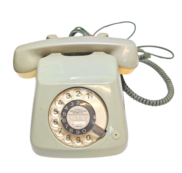 SIEMENS ROTARY DIAL Telephone Old Grey Vintage 1970s Untested Spares or ...