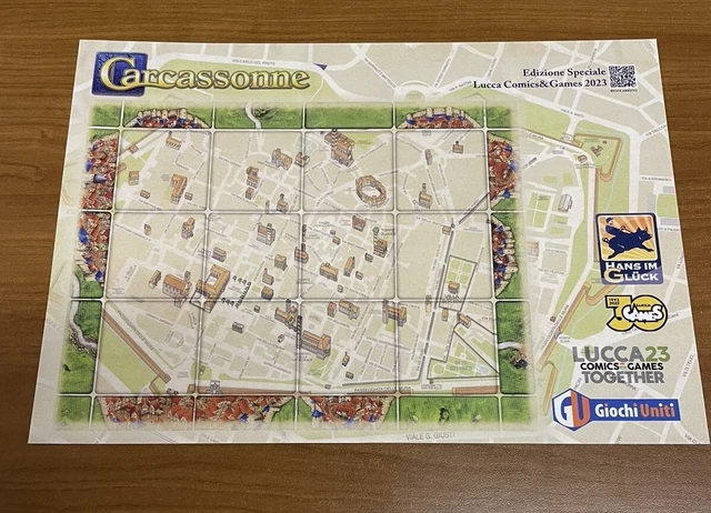 MAPPA CARCASSONNE SPECIAL edition Lucca Comics 2023 EUR 22,00 - PicClick IT