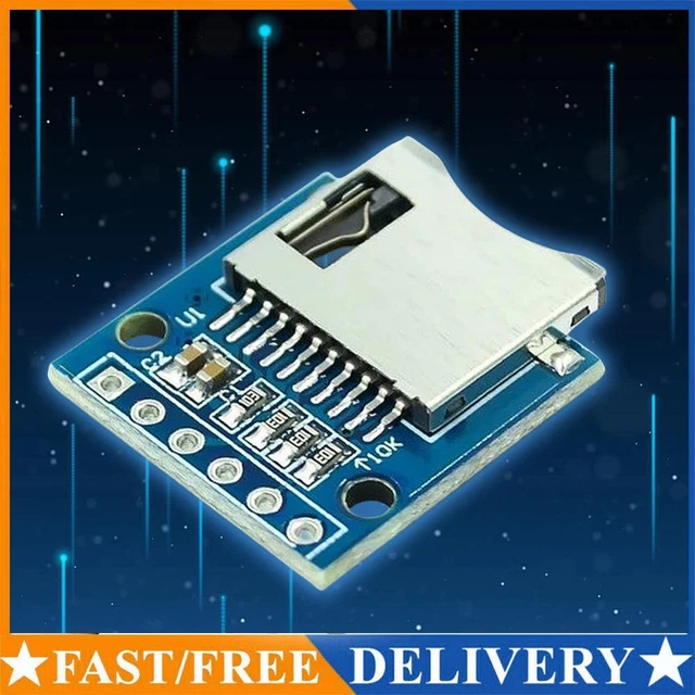 MICRO SD TF Card 5V 3.3V Memory Shield Module for Arduino DIY Kit (Mini ...