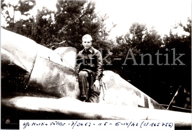 T025 FOTO WEHRMACHT Archiv Repro Luftwaffe Flugzeug Me109 G-14 ! JG53 ...