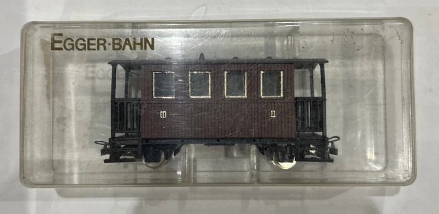 009 HOE EGGER Bahn - Brown V41 Passenger Coach - Boxed £17.50 - PicClick UK