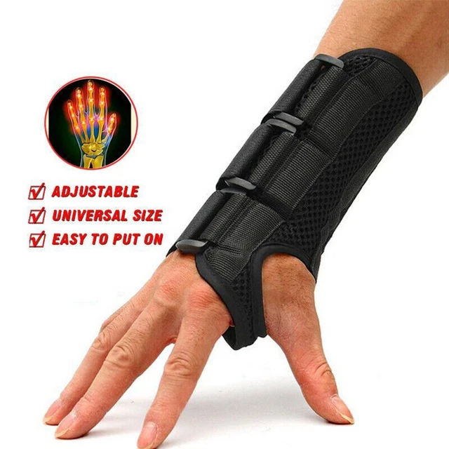MOISTURE WICKING WRIST Hand Brace for Carpal Tunnel Sprain Arthritis ...