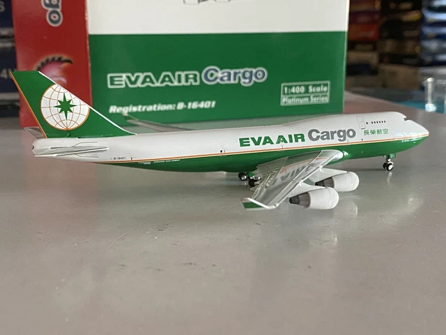 PHOENIX MODELS EVA Air Boeing 747-400 1:400 B-16401 PH4EVA381 fret EUR ...