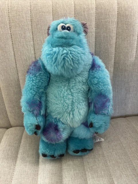 DISNEY STORE SULLEY Plush 12" Sully Monsters Inc Stuffed Animal Toy ...