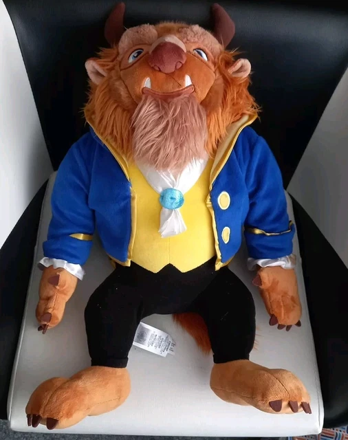 CHILDRENS DISNEY STORE Beauty And The Beast 19" Soft Plush Beast Toy £ ...