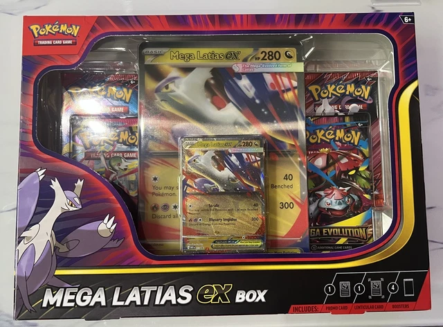 POKEMON TCG MEGA Evolution Mega Latios EX Box Brand New & Sealed - In ...