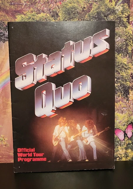 STATUS QUO 1979/80 World Tour Programme, see pics & Desc, OFFERS ...