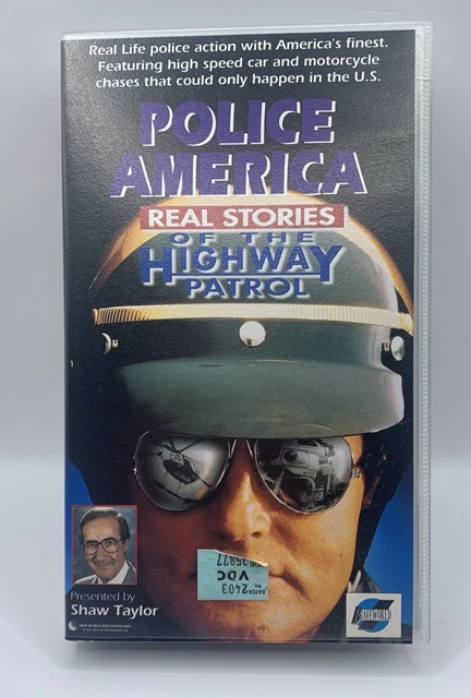 POLICE AMERICA REAL stories of the Highway Patrol VHS Video tape £3.95 ...