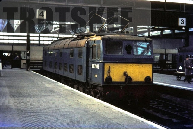 35MM SLIDE BR British Railways Electric Loco Class 77 E27002 c1968 ...