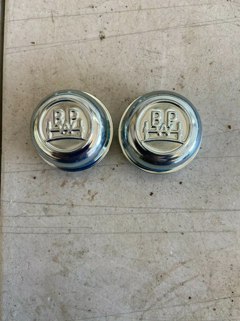 CARAVAN / TRAILER Bpw Metal Grease Hub Cap X2 £15.95 - PicClick UK