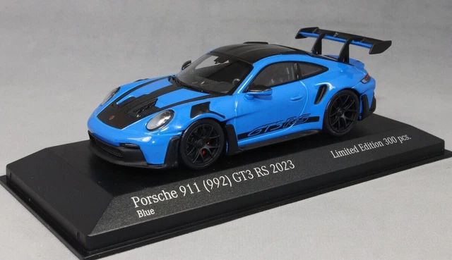 PORSCHE 911 992 Gt3 Rs 2023 Blue Weissach Package Minichamps 413062109 1:43 300P EUR 115,00 ...