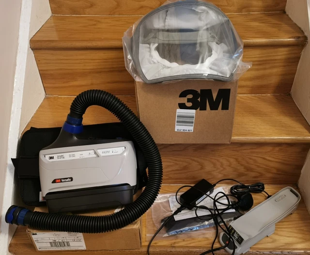 3M VERSAFLO TR-619E Turbo Powered Air Respirator S-333LG headtop £399. ...