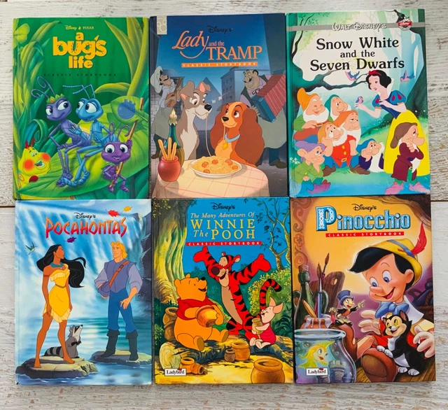 DISNEY BULK BOOKS x6 Classic Storybook Collection INC Winnie the Pooh ...