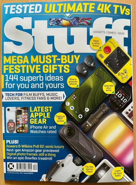 STUFF MAGAZINE #328 December 2025 | Mega Must Buy Festive Gifts ...