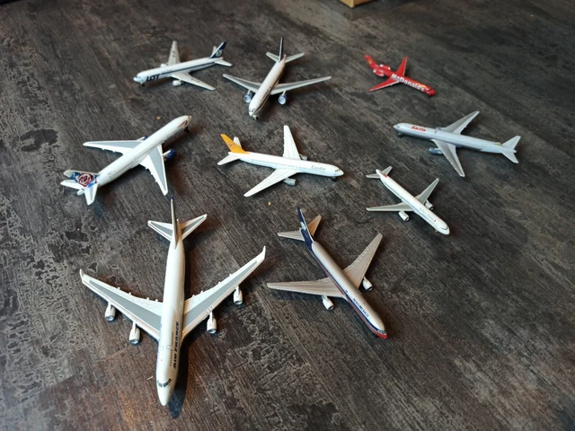 LOT 9 AVIONS Metal altaya Ixo Collection Aviation miniature airplane ...
