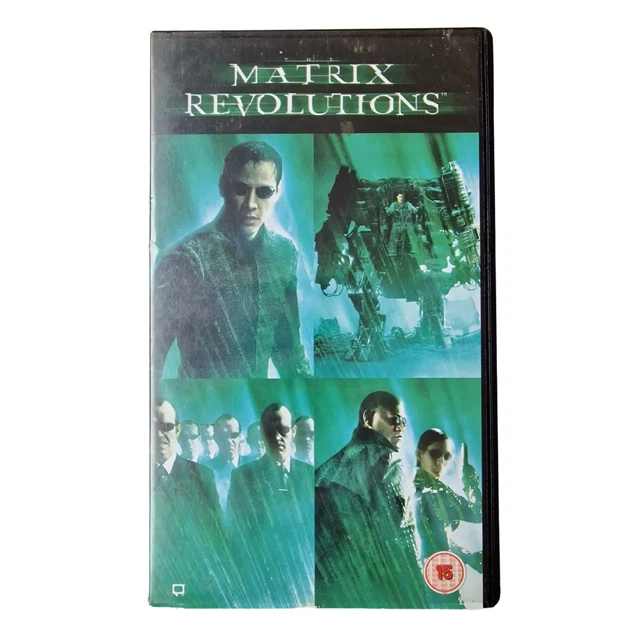 THE MATRIX REVOLUTIONS Vhs Cassette Movie £9.13 - PicClick UK
