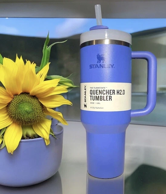 STANLEY ADVENTURE THE Quencher H2.0 Flowstate Tumbler 40 oz Iris Blue ...