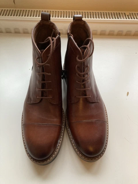 CLARKS SIGNATURE MEN’S Ankle boots Aldwin Cap Size 9 never worn Brown ...